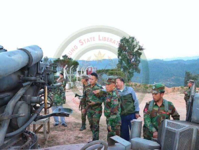 Tnla က သိမ်းပိုက်ထားသော မန်တုံ ခလရ ၁၃၀ စစ်တပ်ကုန်းကို Tnla ထိပ်ပိုင်းခေ