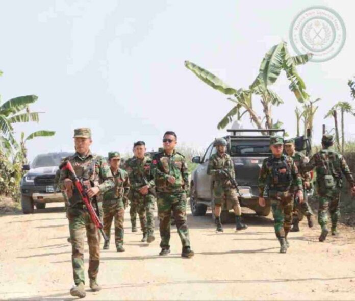 Tnla ထိပ်ပိုင်း ခေါင်းဆောင်များ နမ့်ခမ်းမြို့ကို သွားရောက် ကြည့်ရှုစစ