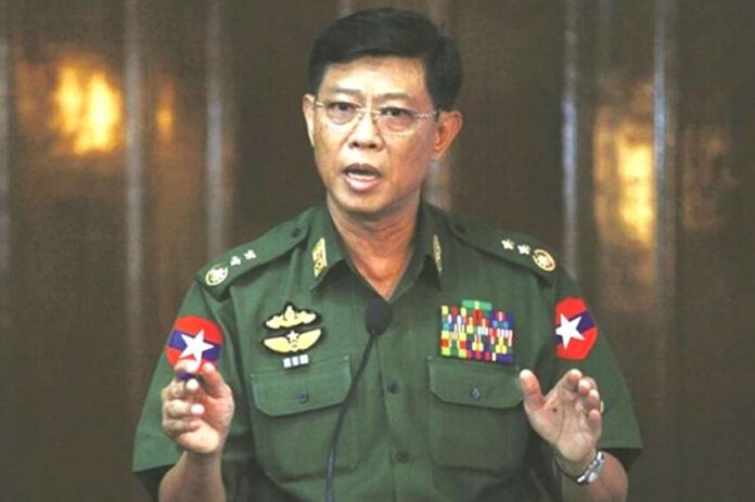 မုဒုံ လေဆိပ်သစ် စီမံကိန်းသို့ စစ်ကောင်စီအဖွဲ့ဝင် ဗိုလ်ချုပ်ကြီး မြထွန